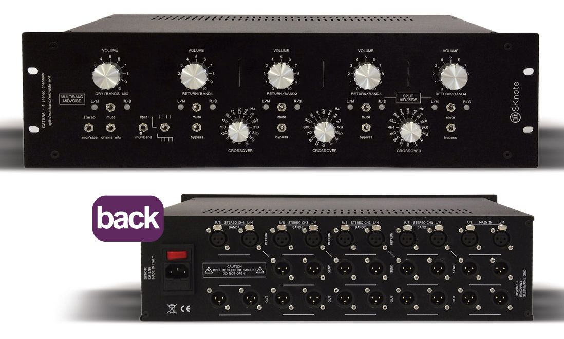 SKnote releases "Catena" - Stereo split, mix, multiband with mid-side in 3 rack units ...